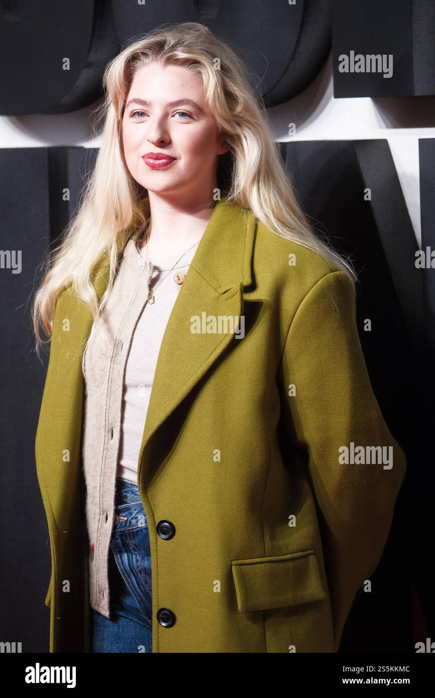 London, UK. 14th Jan, 2025. Anais Gallagher attends the UK Premiere of ...