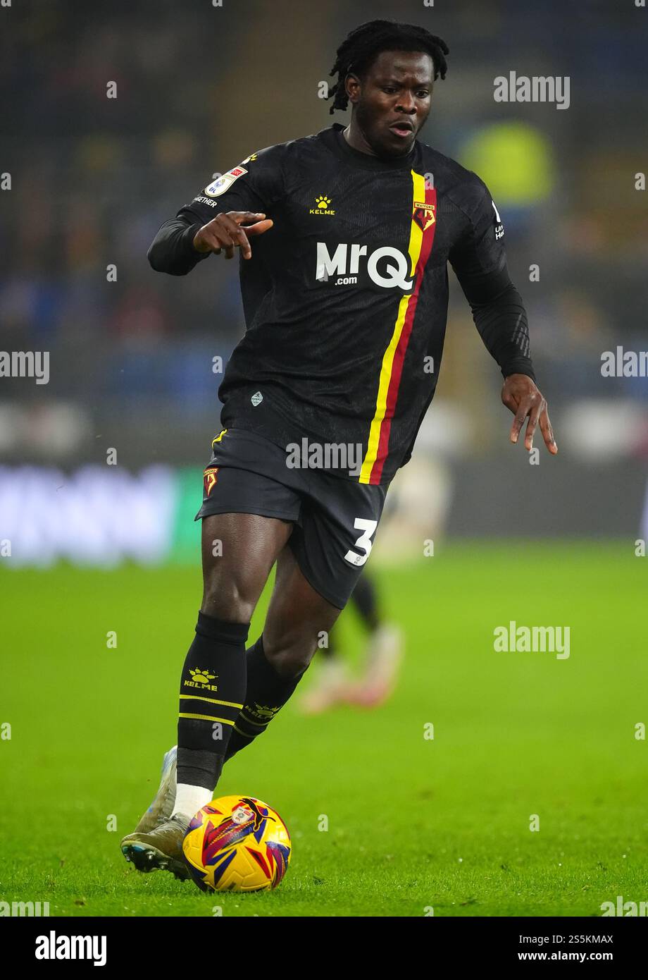 Watford's Kwadwo Baah during the Sky Bet Championship match at the ...