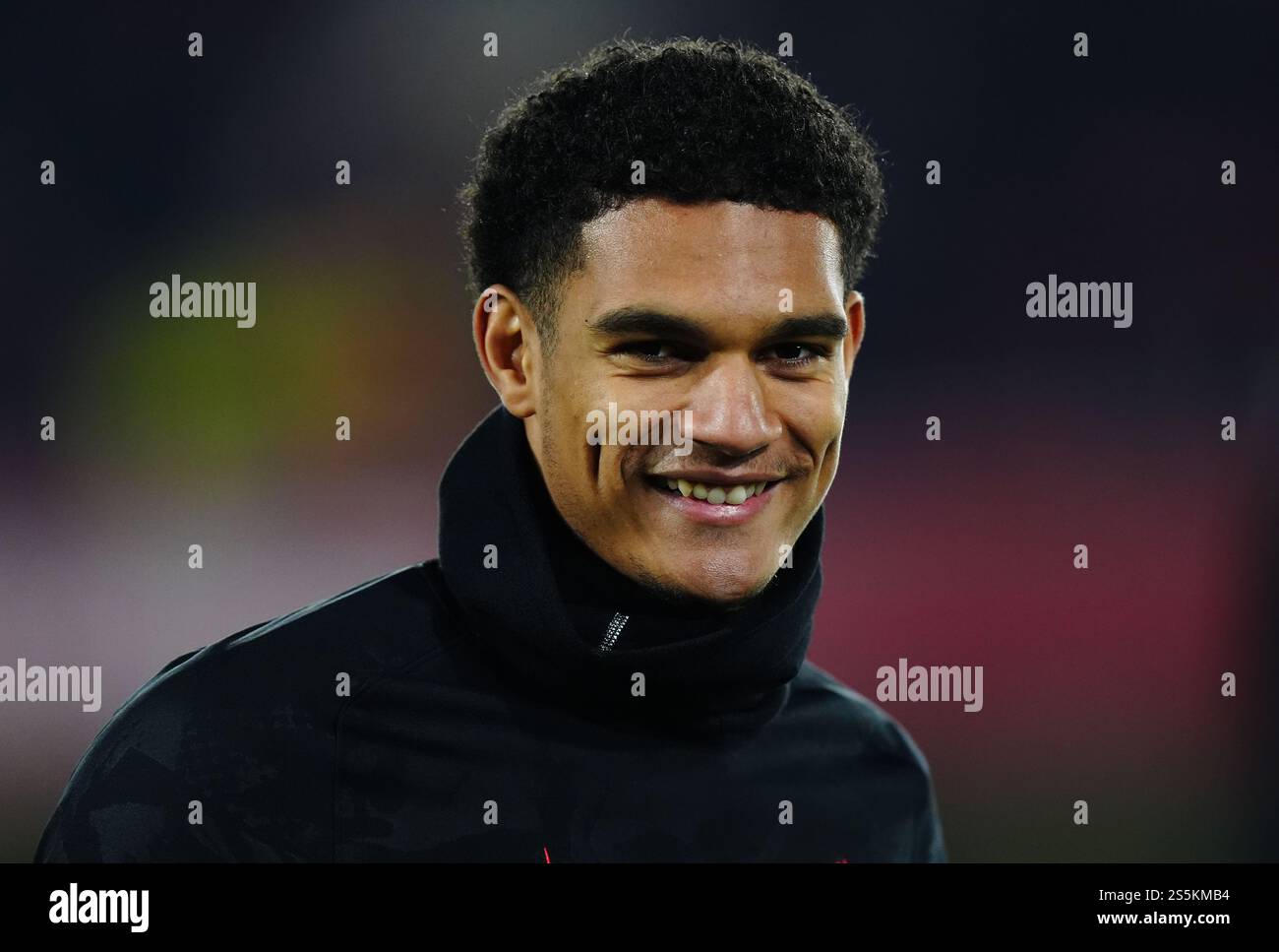 Liverpool's Jarell Quansah ahead of the Premier League match at The ...