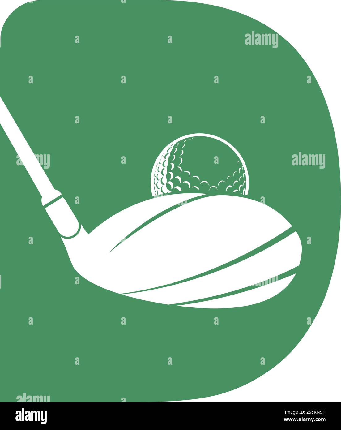 Initial letter D golf vector logo design. Golf club inspiration logo ...