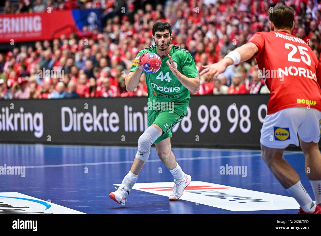 Moustapha Hadj Sadok of Algeria during IHF Men's - Handball World ...