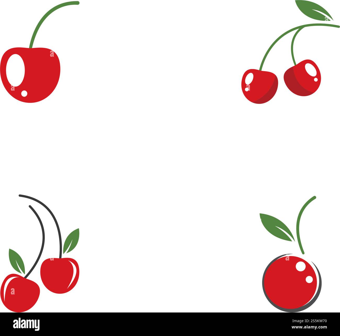 Cherry logo vector template Stock Vector Image & Art - Alamy