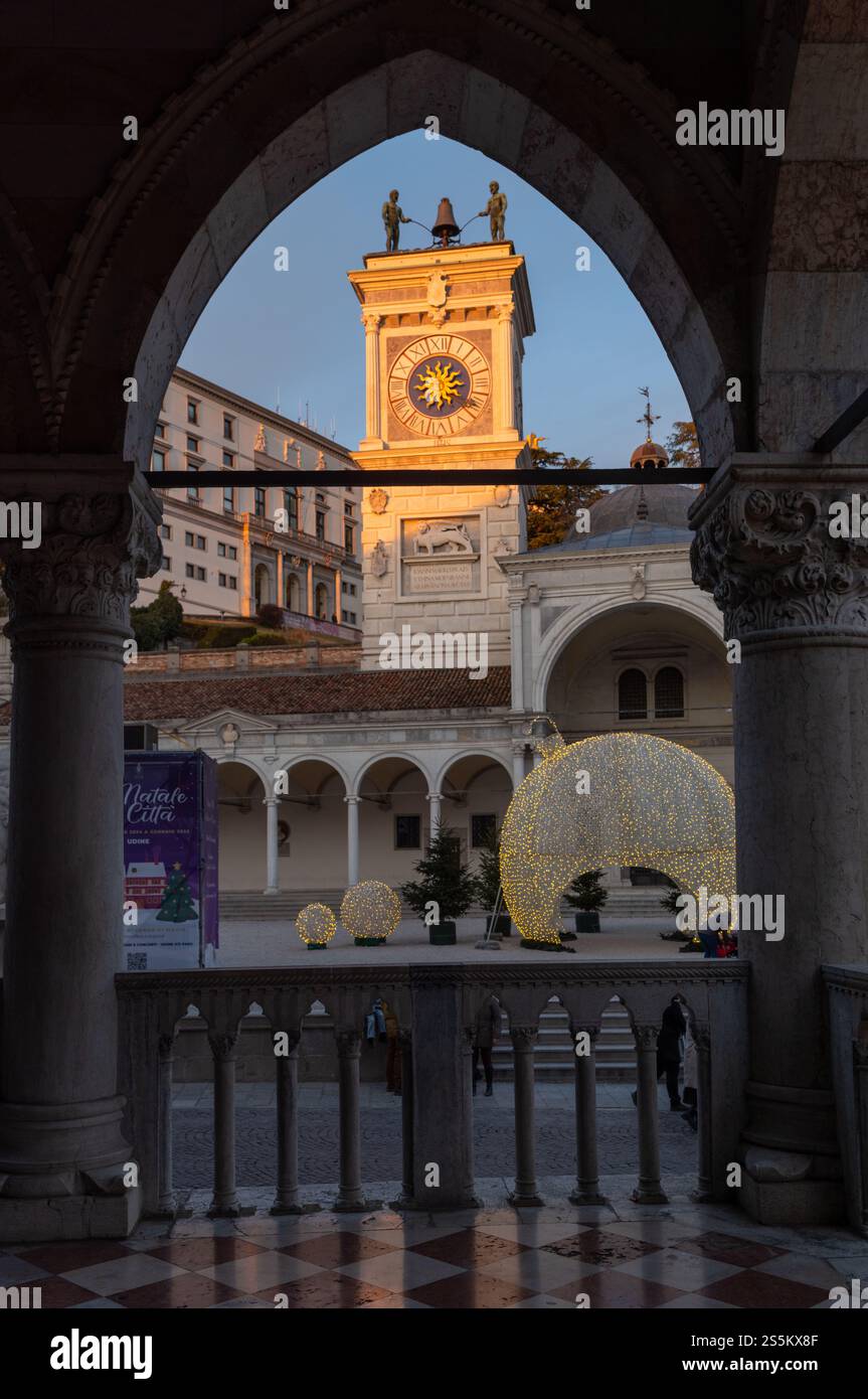 Udine, Italy (4th January 2025) - The historical square of Piazza ...