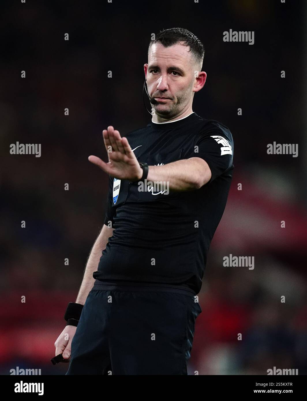 Referee Chris Kavanagh during the Premier League match at The City ...