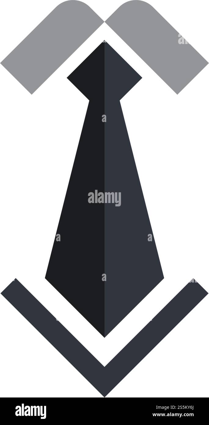 tie logo vector template design Stock Vector Image & Art - Alamy