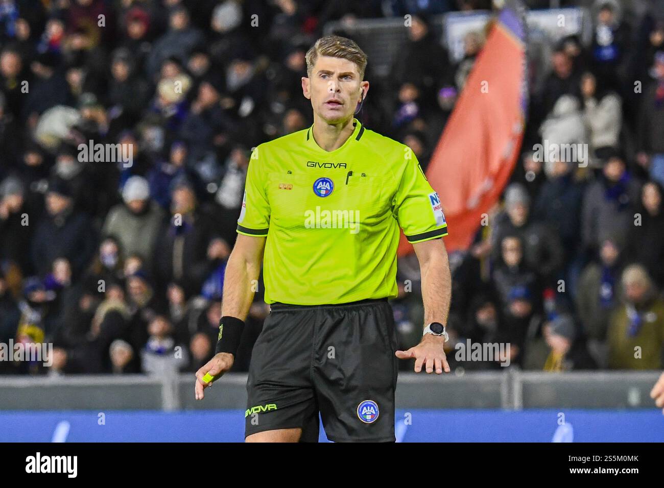 Pisa, Italy. 13th Jan, 2025. Referee Francesco Cosso during AC Pisa vs ...