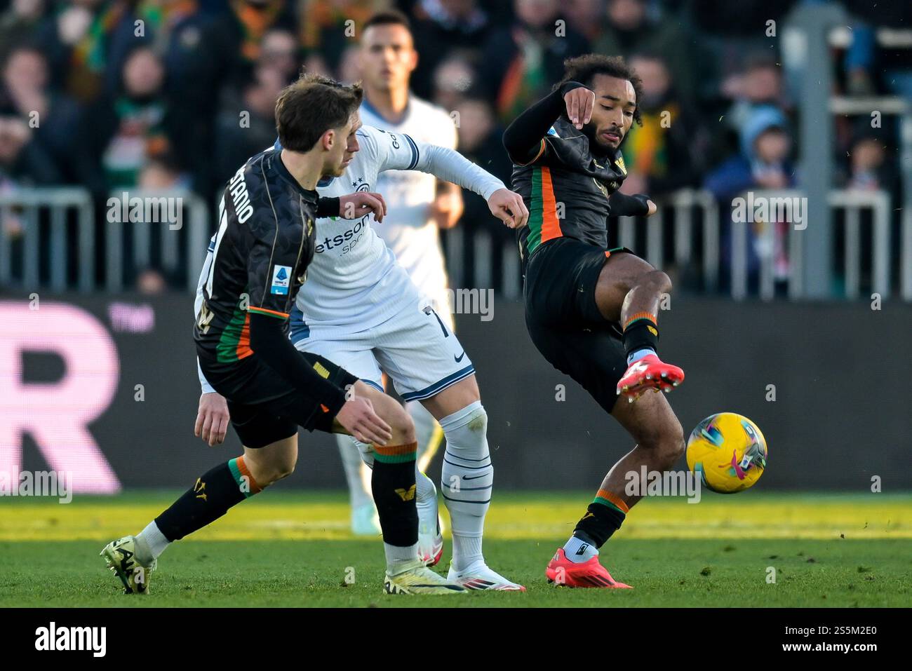 Venice, Italy. 12th Jan, 2025. Veneziaâ??s Gianluca Busio portrait in ...