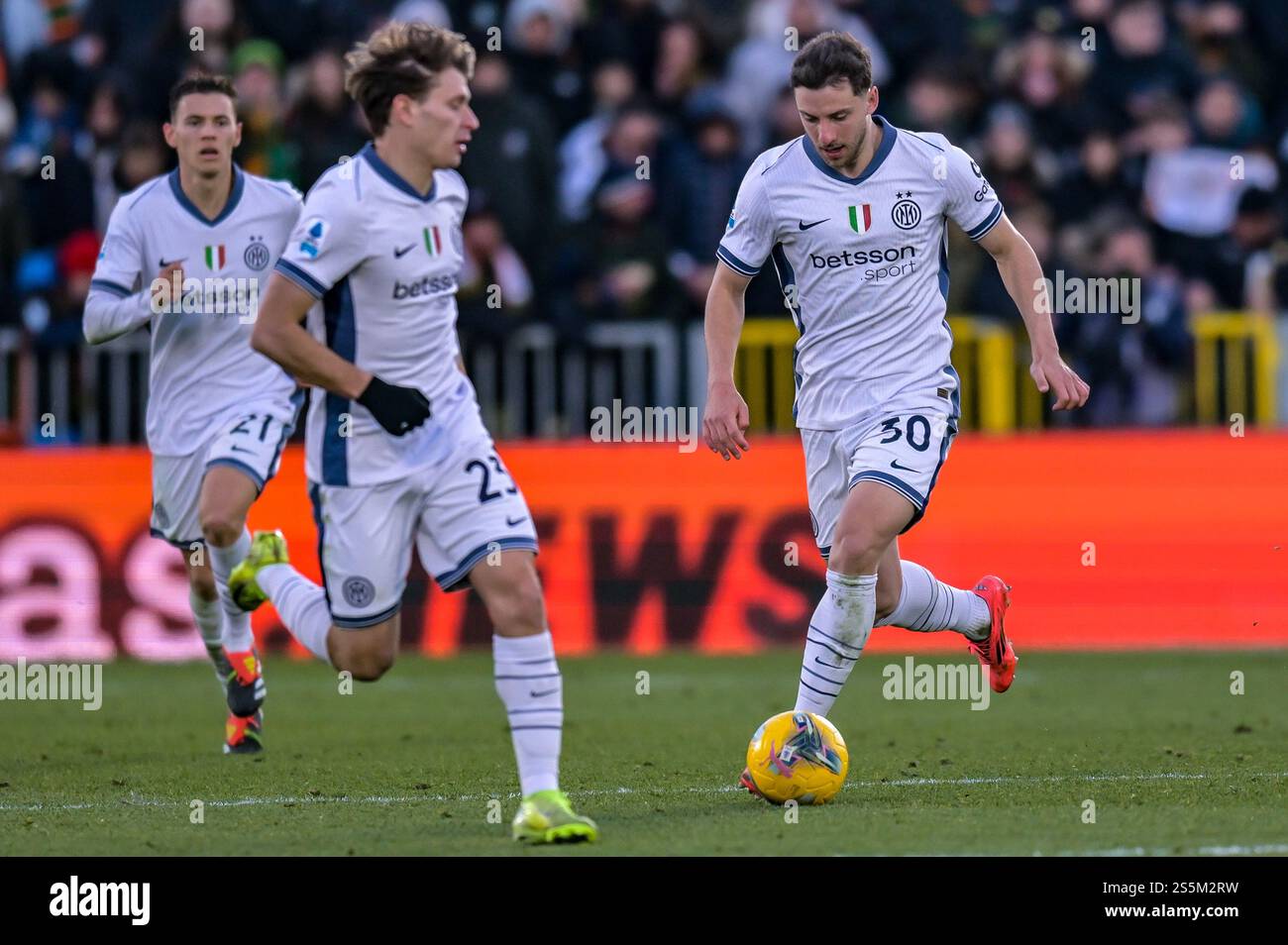Venice, Italy. 12th Jan, 2025. Inter's Carlos Augusto portrait in ...