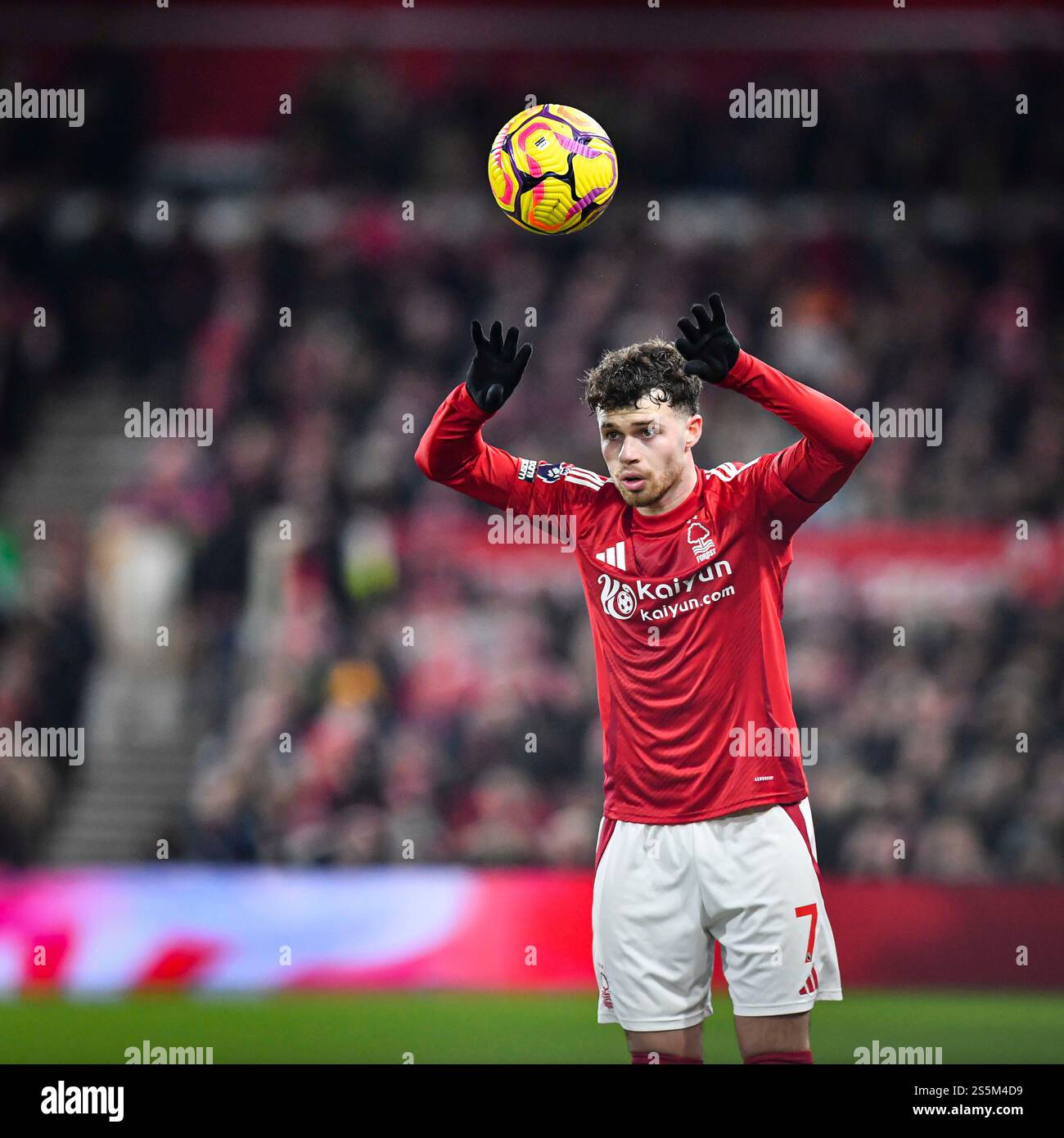The City Ground, Nottingham, UK. 14th Jan, 2025. Premier League ...