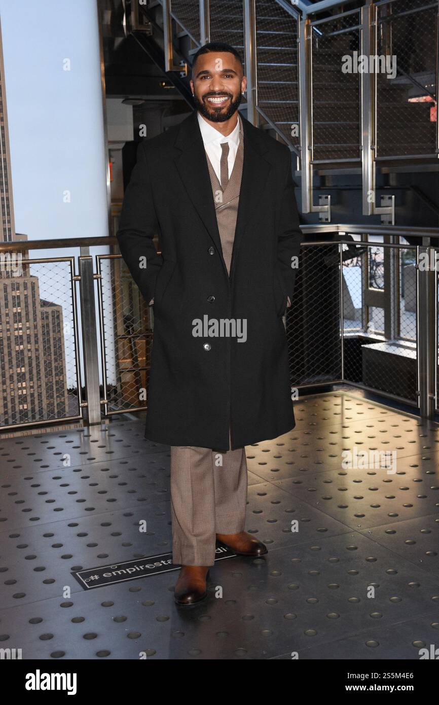 New York, NY, USA. 14th Jan, 2025. Tyler Lepley pictured as Prime Video ...