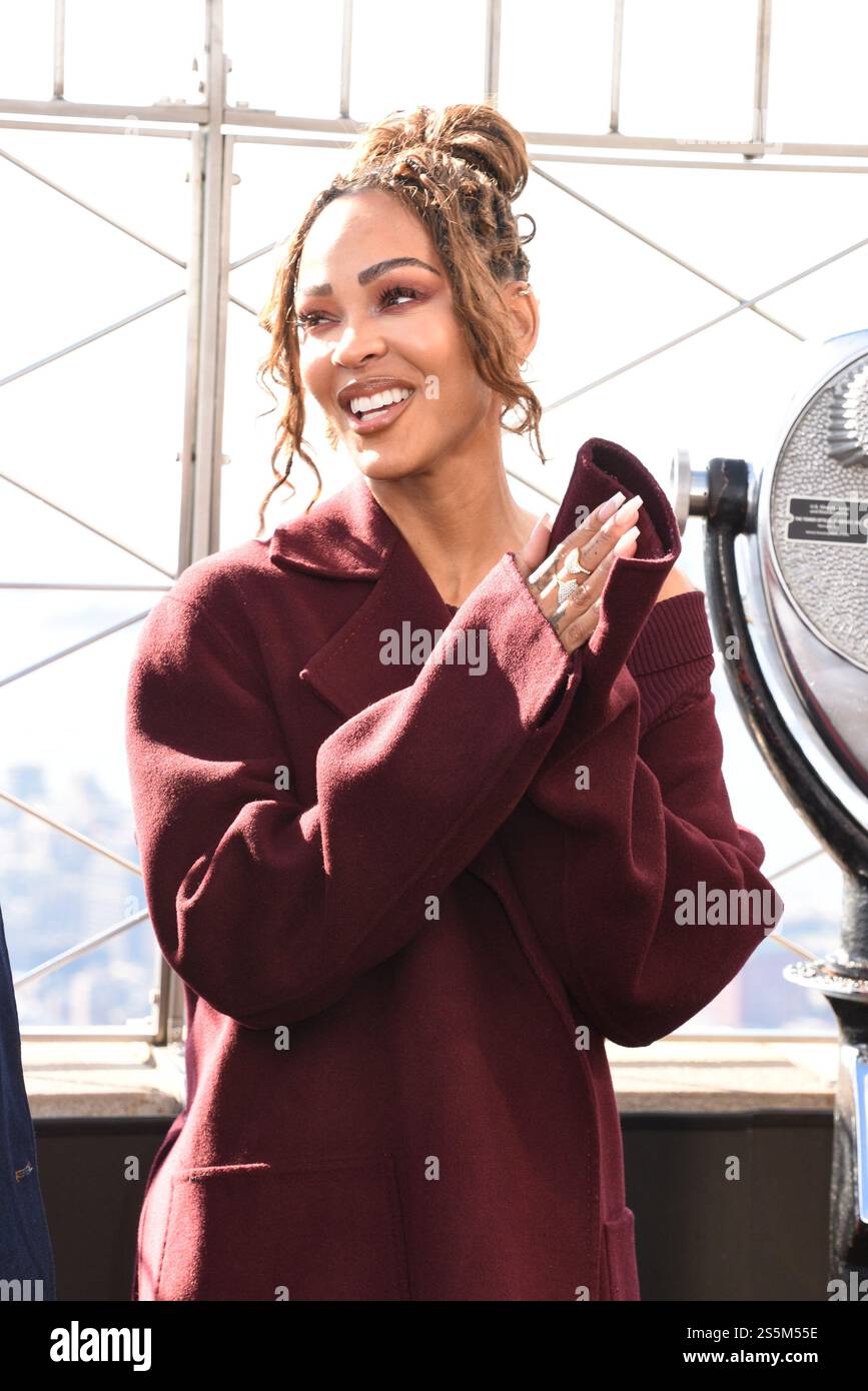 New York, NY, USA. 14th Jan, 2025. Meagan Good pictured as Prime Video ...