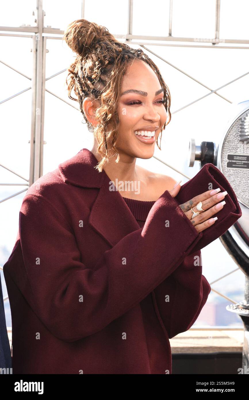New York, NY, USA. 14th Jan, 2025. Meagan Good pictured as Prime Video ...