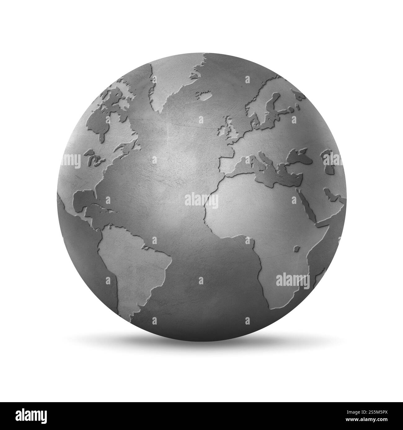 World map on dry Cut Out Stock Images & Pictures - Alamy