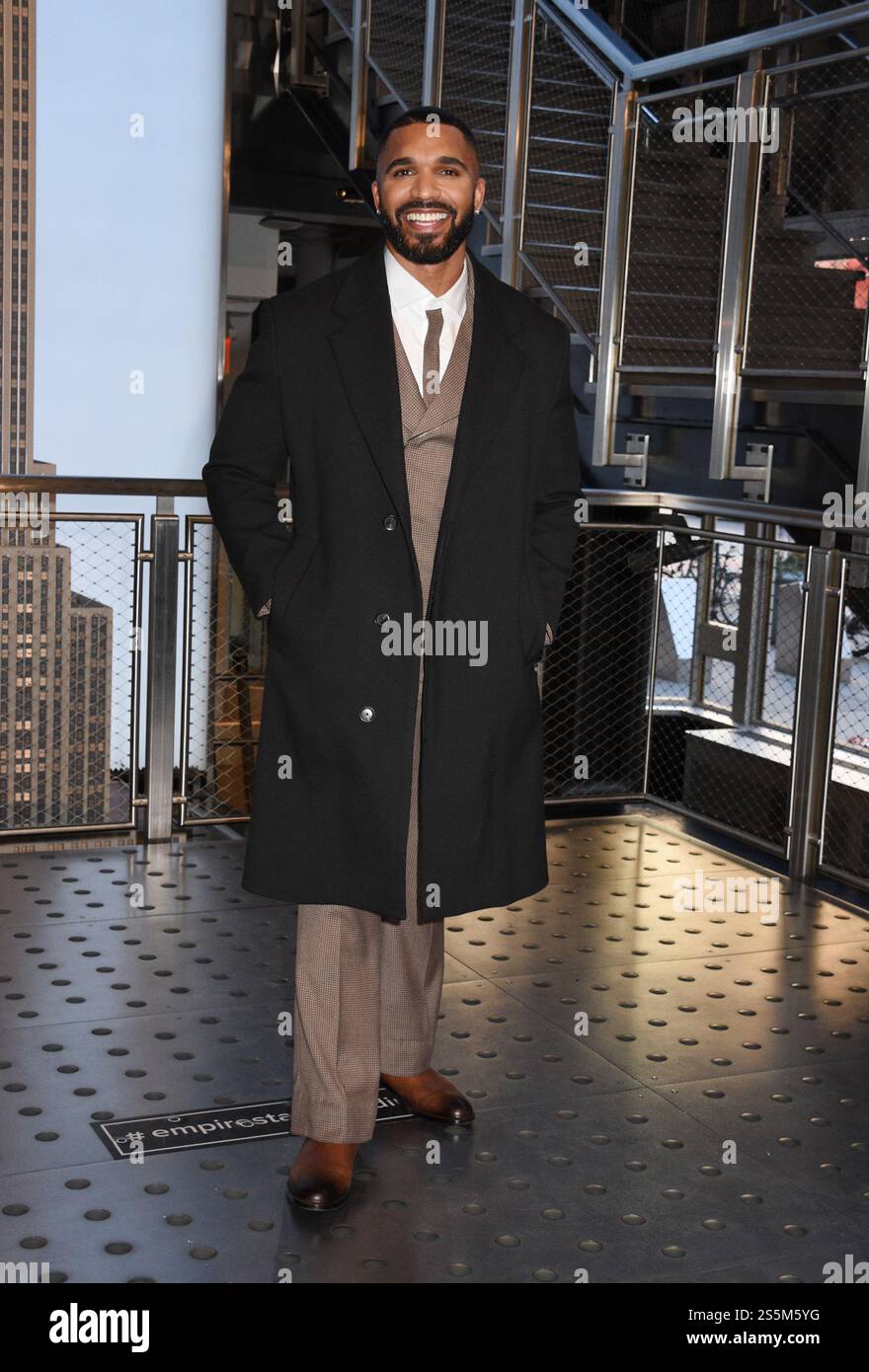 New York, NY, USA. 14th Jan, 2025. Tyler Lepley pictured as Prime Video ...