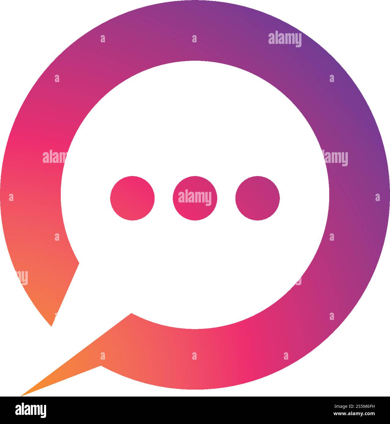 Speech bubble icon Logo template vector illustration Stock Vector Image ...