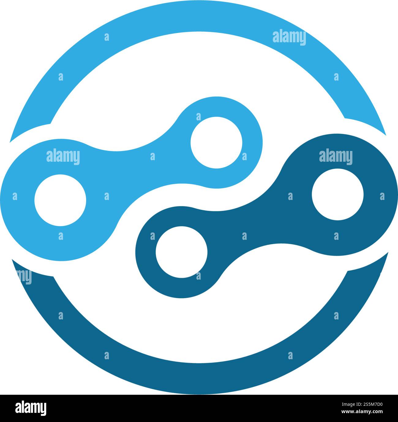 Business corporate abstract unity Chain logo design template Stock ...