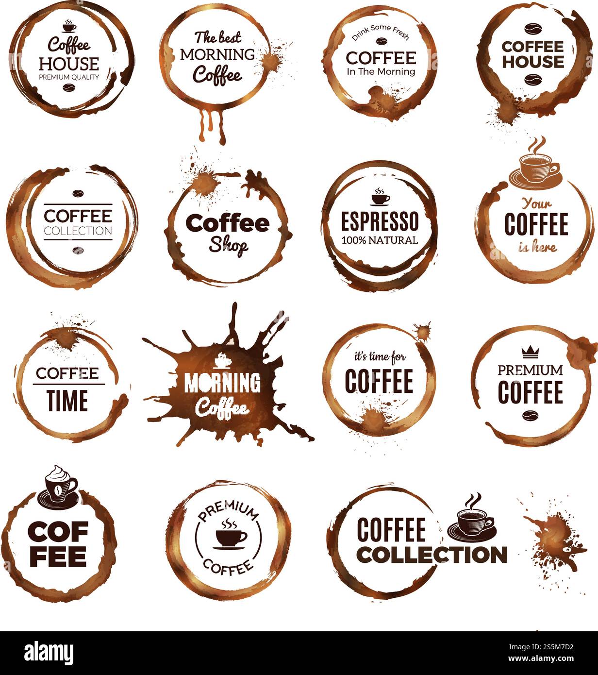 Mug rings Stock Vector Images - Alamy