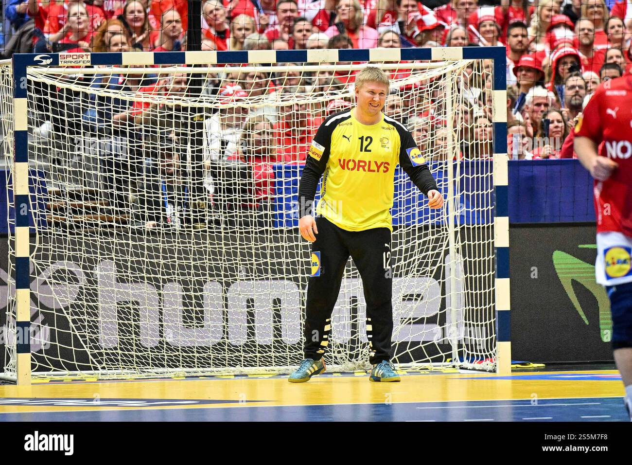 Emil Nielsen of Danmark during IHF Men's - Handball World Championship ...