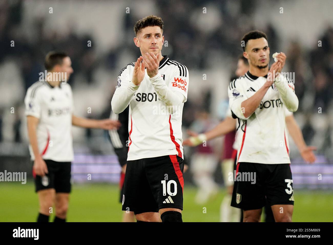 Fulham's Tom Cairney after the Premier League match at the London ...