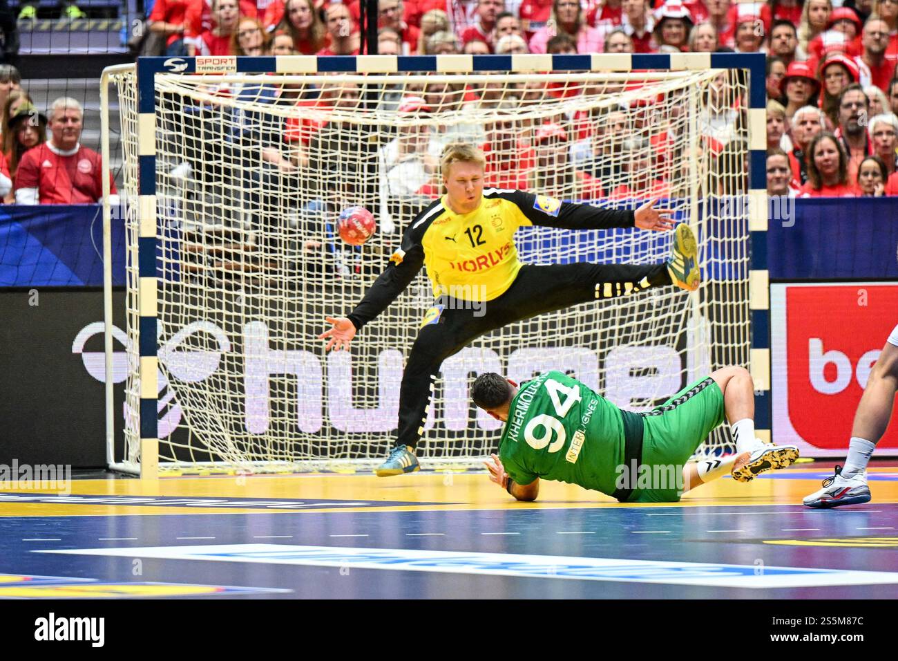 Herning, Denmark. 14th Jan, 2025. Emil Nielsen of Danmark during IHF ...
