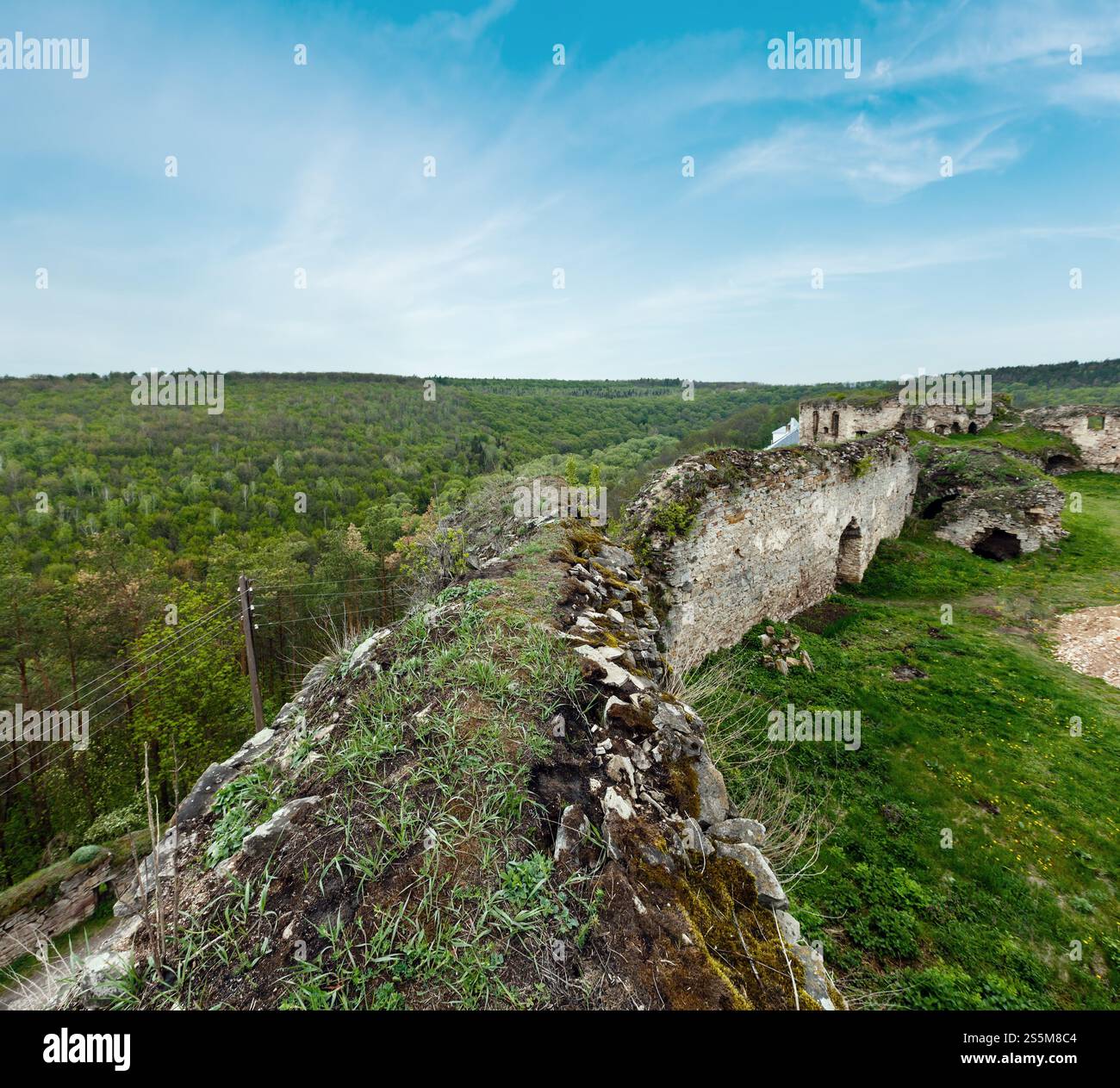 Jazlovets castle spring ruins, Buchach District, Ternopil Region ...