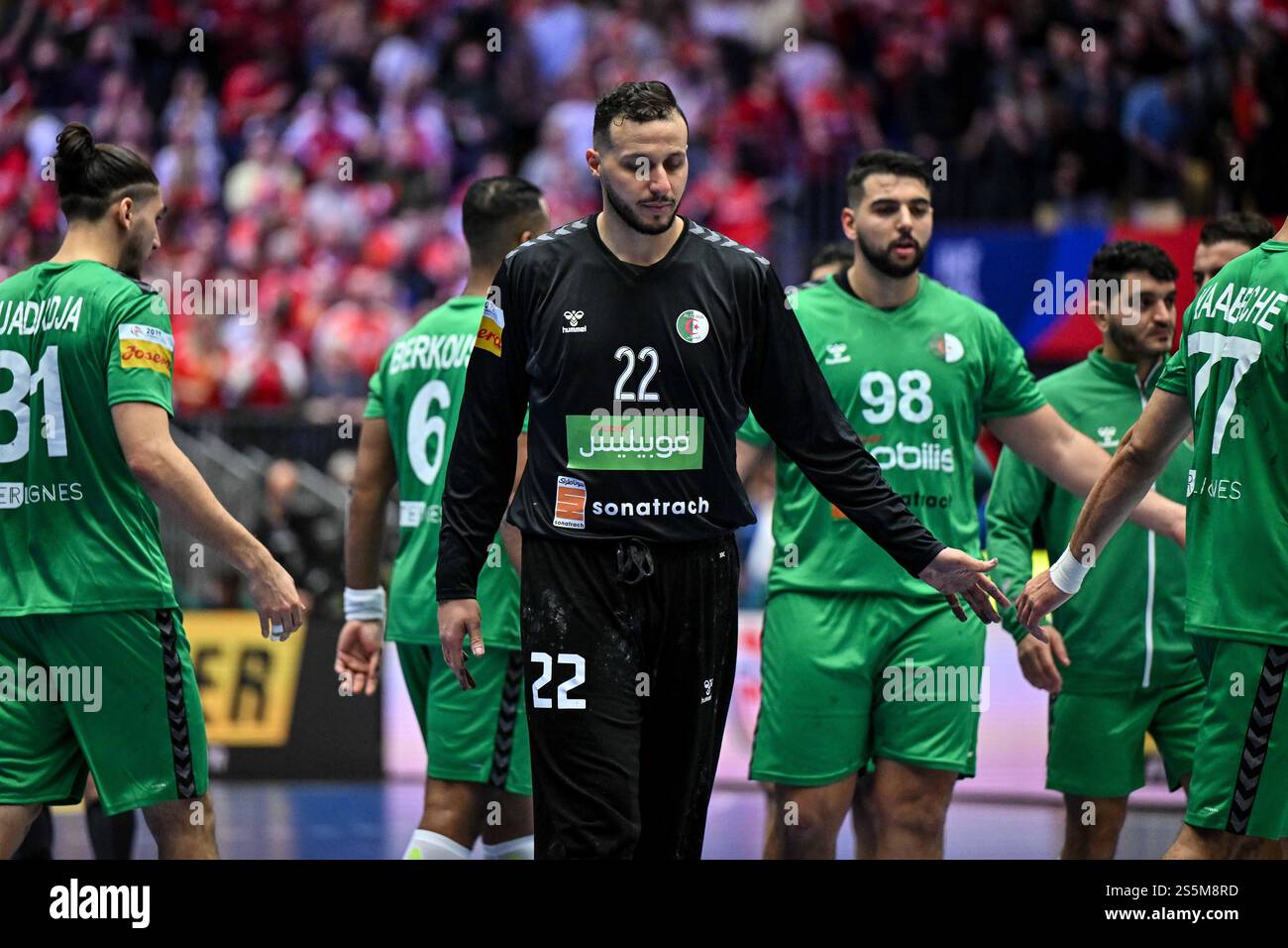 Khalifa Ghedbane of Algeria during IHF Men's - Handball World ...