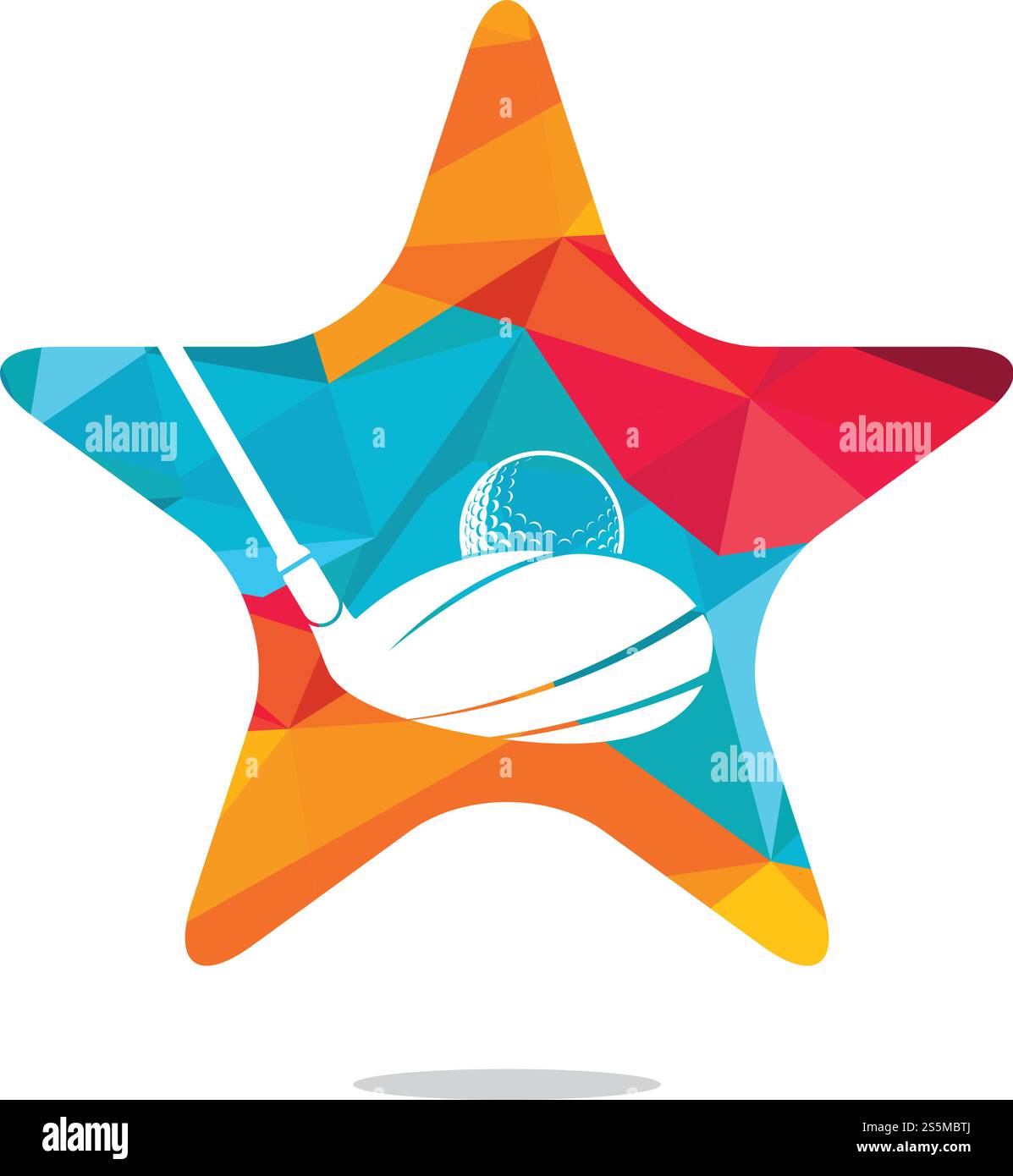 Star Golf club vector logo design. Golf club inspiration logo design ...