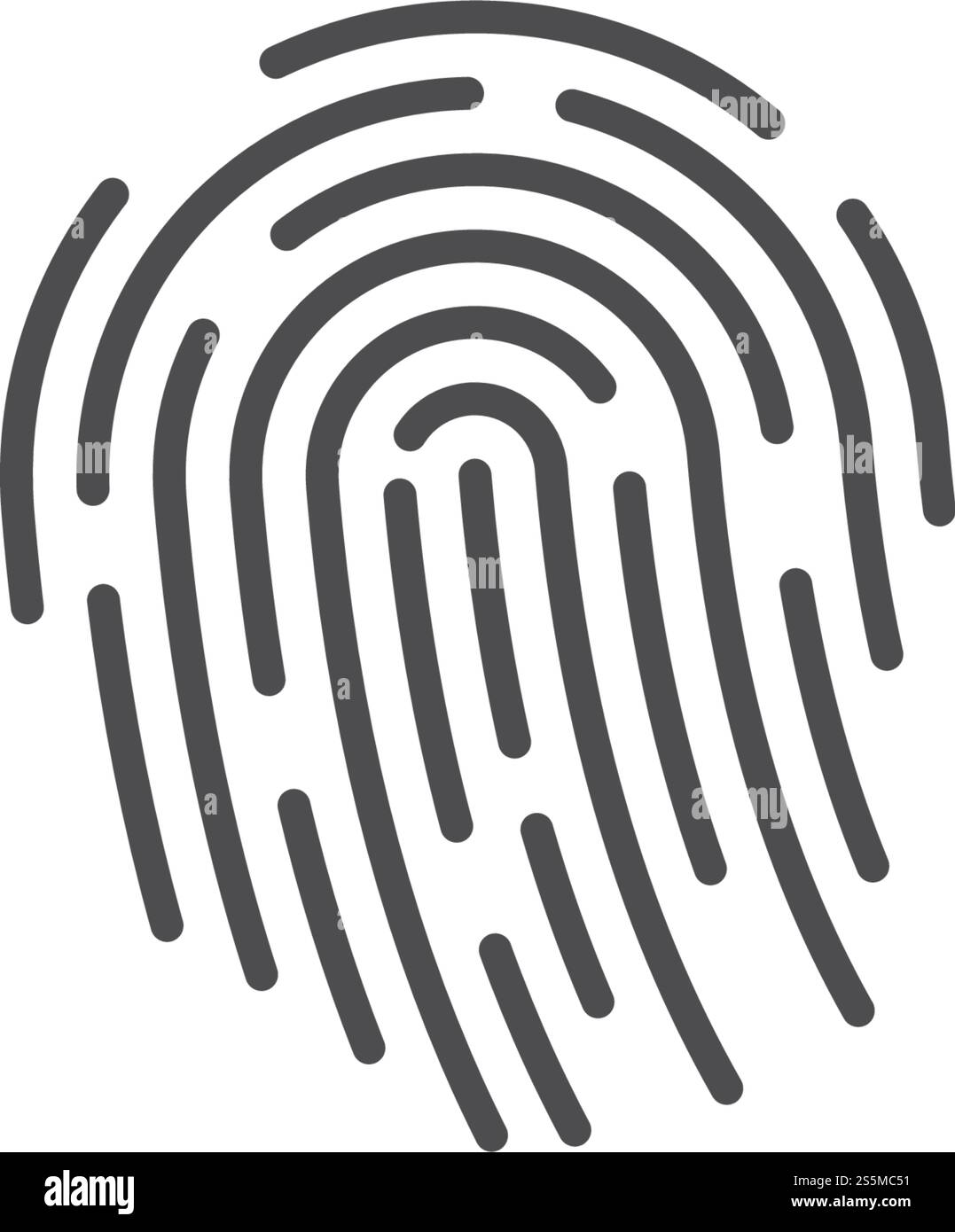 Fingerprint logo vector template Stock Vector Image & Art - Alamy