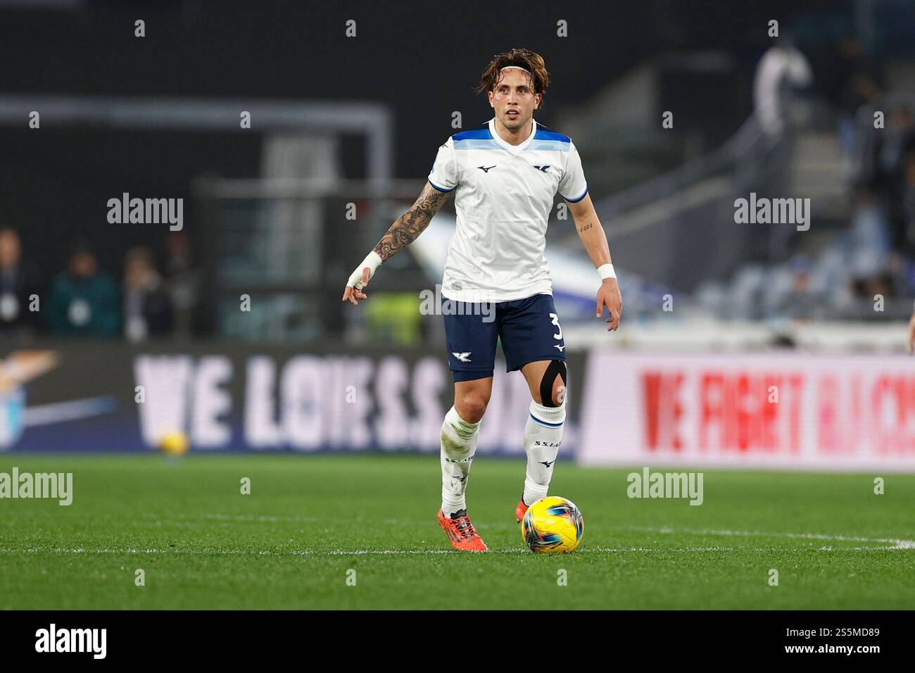 January 10, 2025, Rome, Lazio, Italy: during Serie A soccer match SS ...