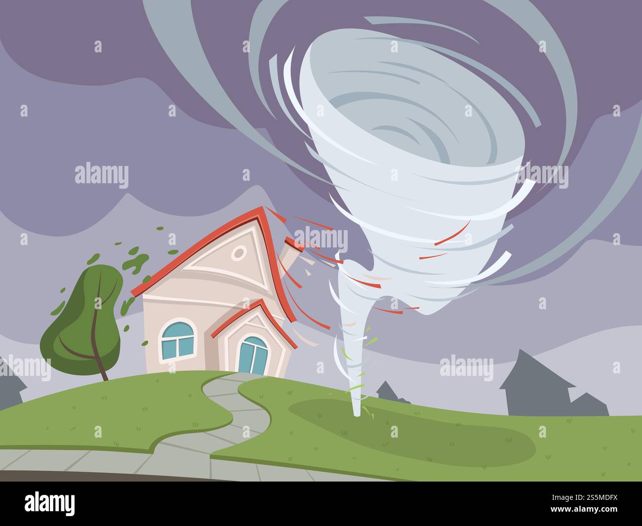 Nature disaster background. Weather environmental damage dramatic ...