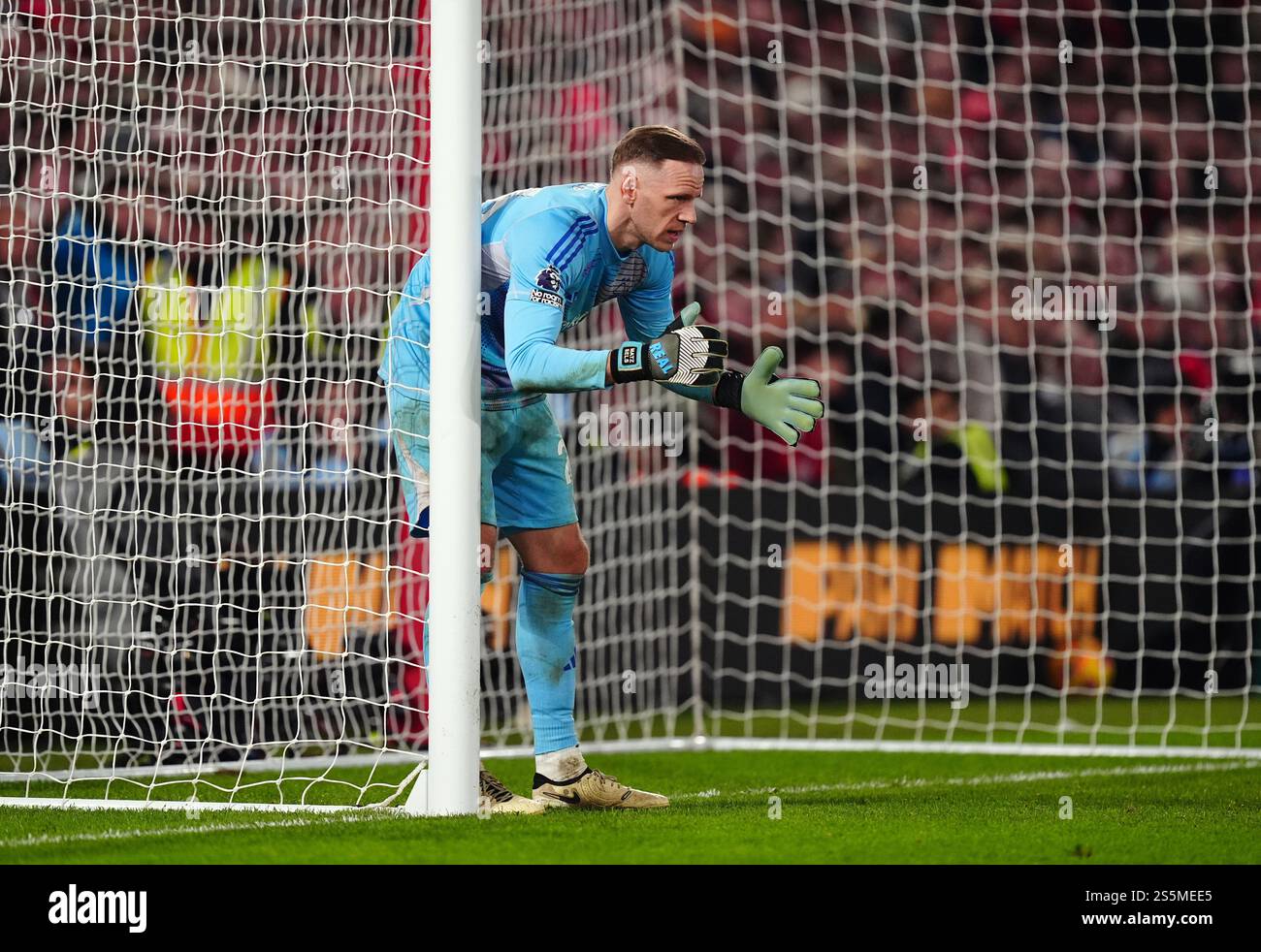 Nottingham Forest goalkeeper Matz Sels during the Premier League match ...