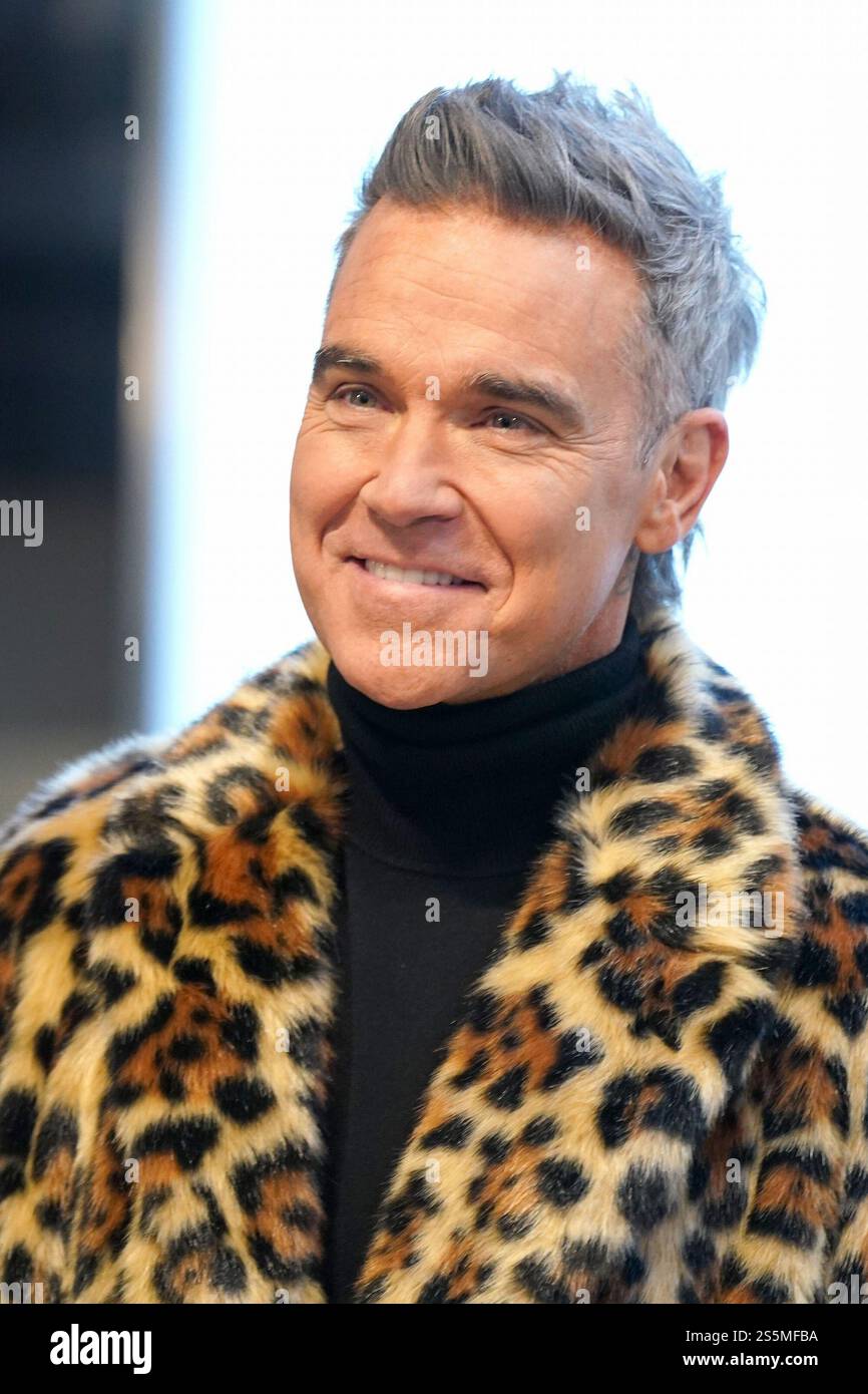 Ny. 14th Jan, 2025. Robbie Williams at a public appearance for Robbie ...