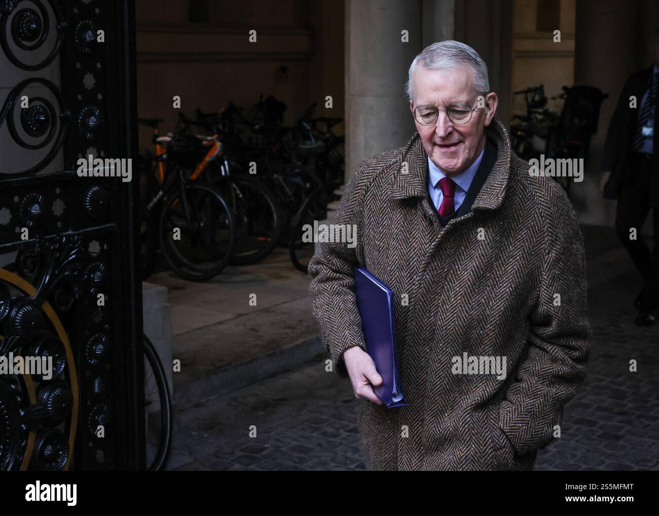 London, UK, 14th Jan 2025. Hilary Benn, Northern Ireland Secretary, MP ...