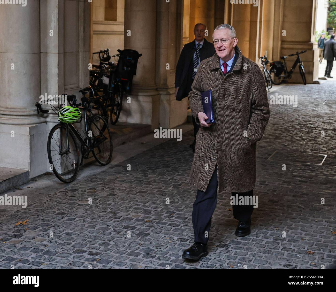 London, UK. 14th Jan, 2025. Hilary Benn, Northern Ireland Secretary, MP ...