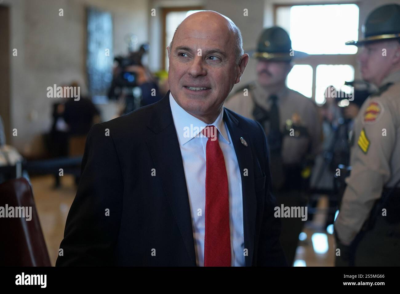 Rep. Gino Bulso, R-Brentwood, walks arrives at the House chamber for a ...
