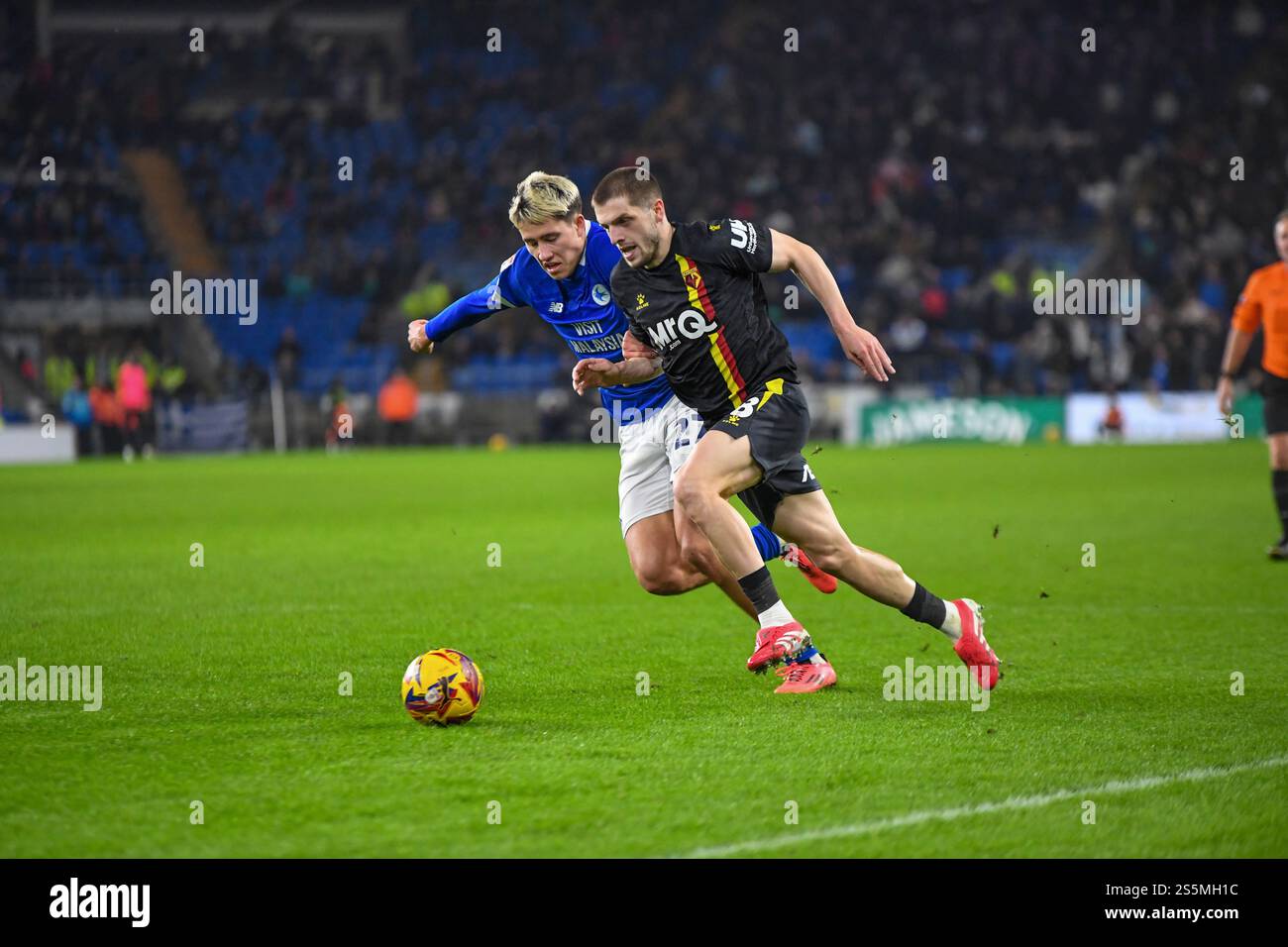Cardiff City Stadium, Cardiff, UK. 14th Jan, 2025. EFL Championship ...