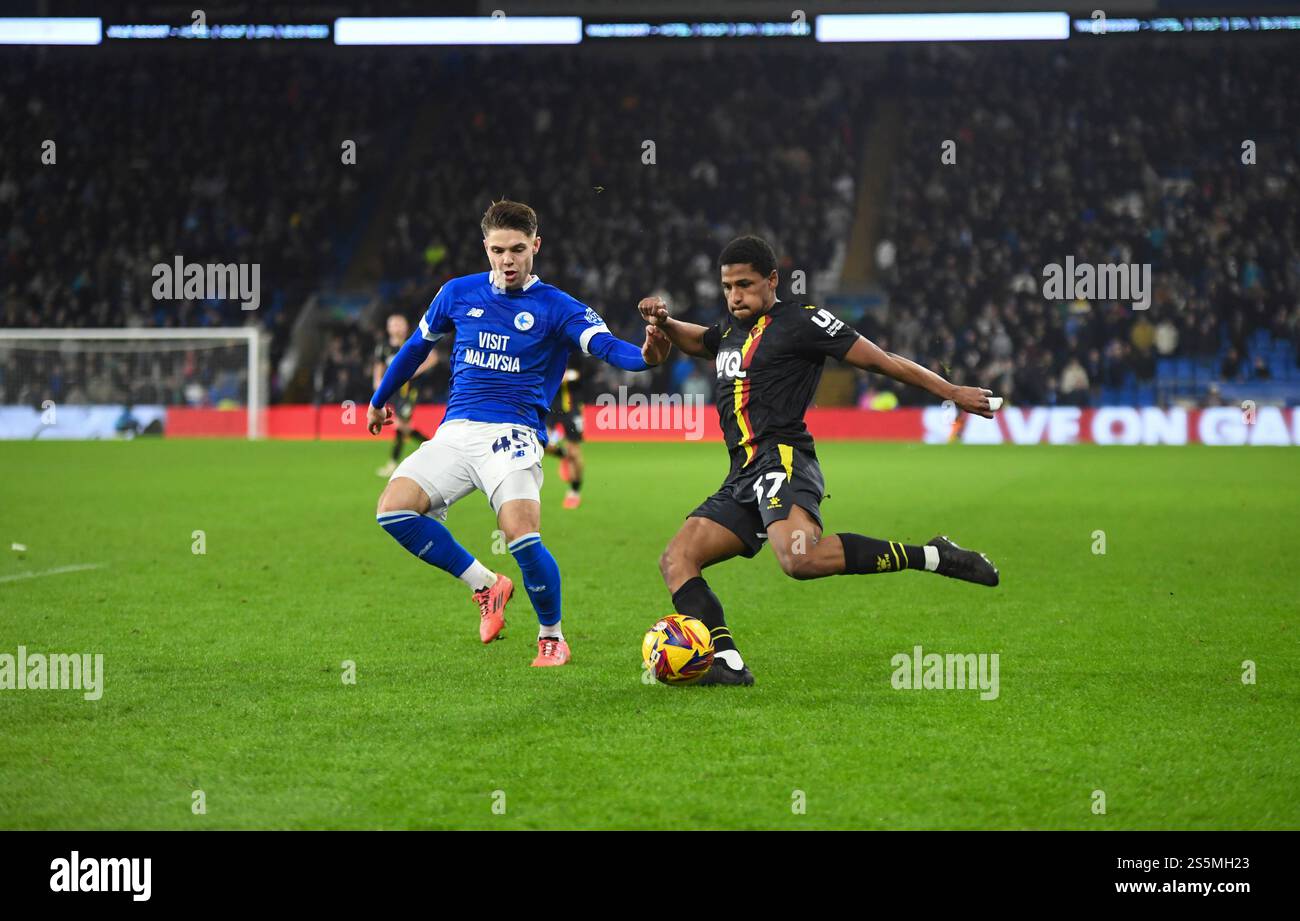 14th January 2025; Cardiff City Stadium, Cardiff, Wales; EFL ...