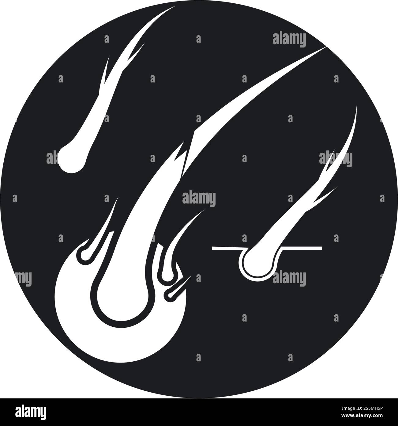 hair folicle logo template vector Stock Vector Image & Art - Alamy