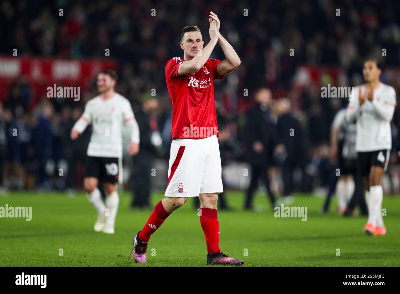 Nottingham, UK. 14th Jan, 2025. Nottingham Forest forward Chris Wood ...