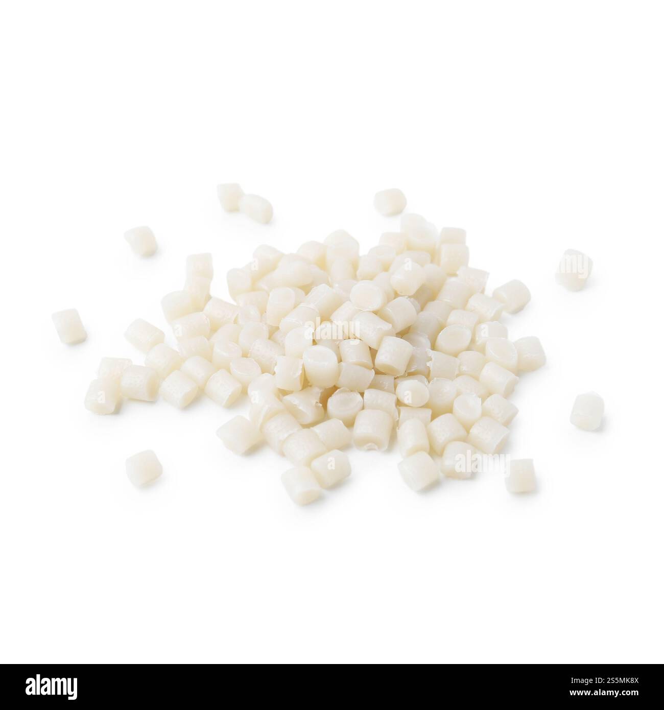 Pile of plastic granules isolated on white Stock Photo - Alamy