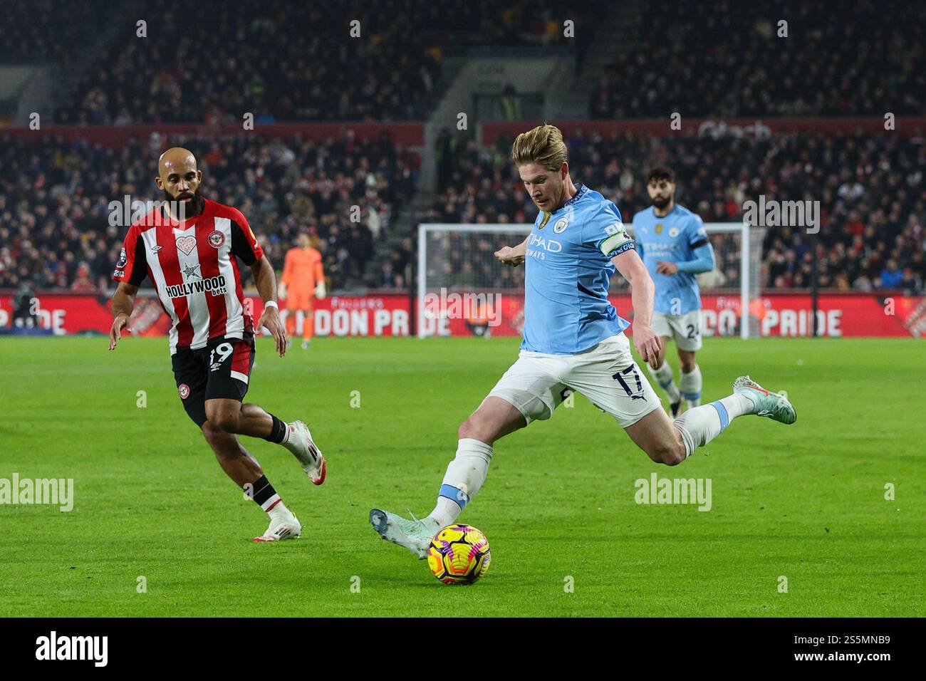 LONDON, UK - 14th Jan 2025: Kevin De Bruyne of Manchester City in ...