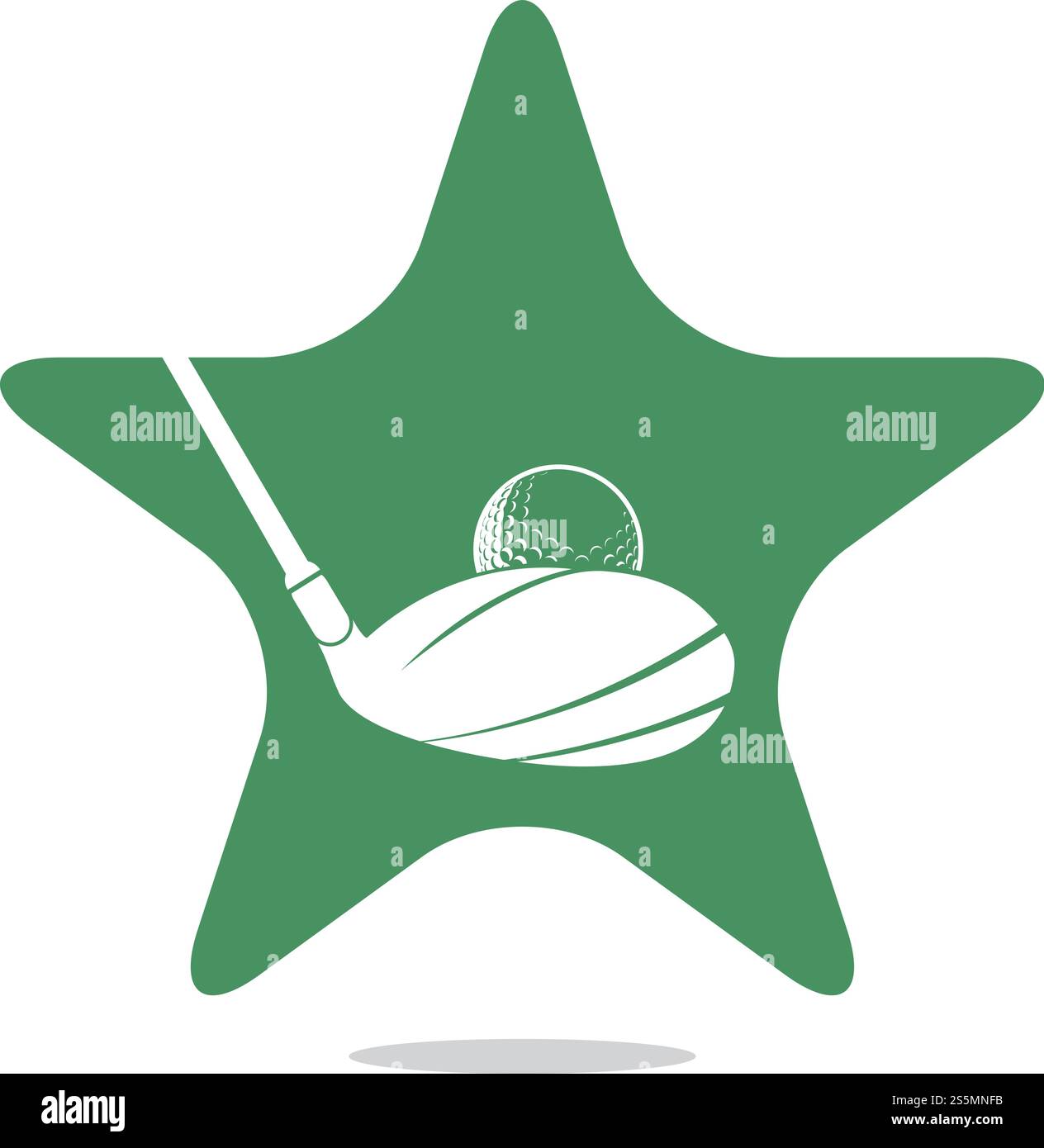 Star Golf club vector logo design. Golf club inspiration logo design ...