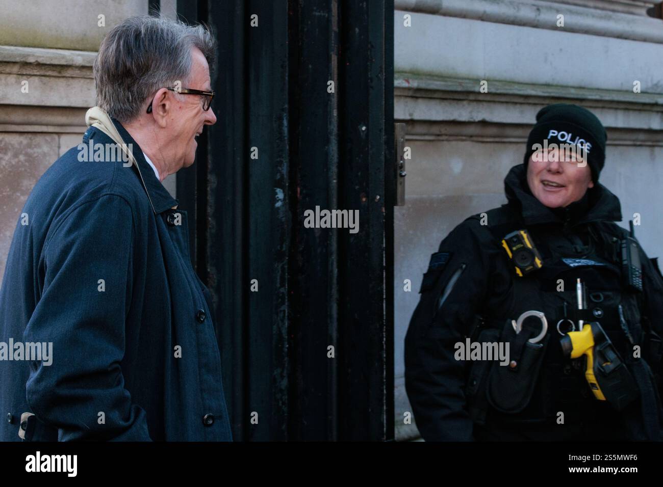 London, UK. 14th January, 2025. Peter Mandelson, Lord Mandelson, soon ...