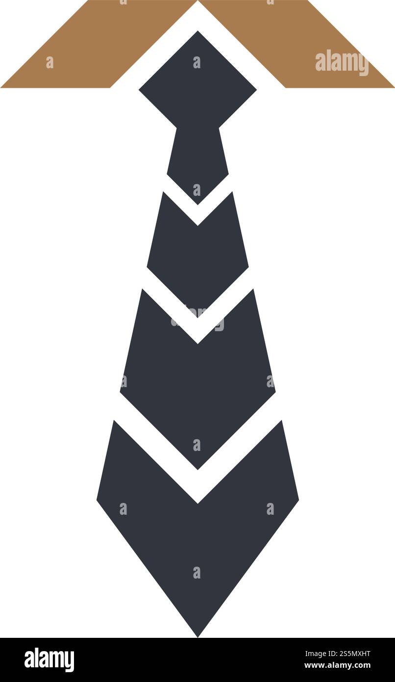 tie logo vector template design Stock Vector Image & Art - Alamy