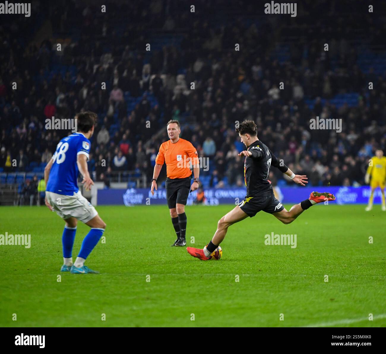 14th January 2025; Cardiff City Stadium, Cardiff, Wales; EFL ...