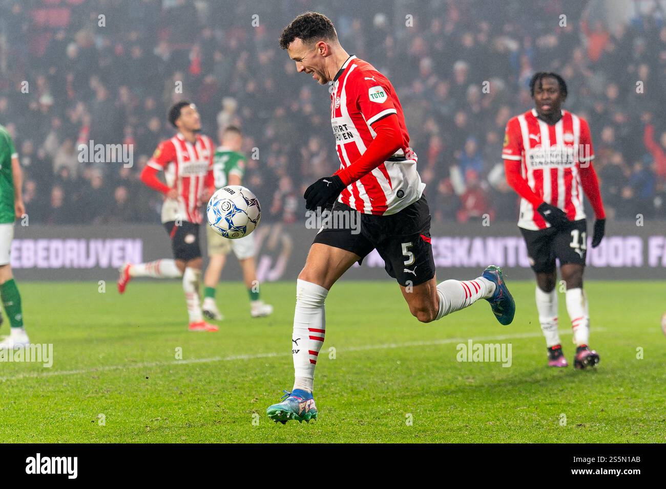 EINDHOVEN, NETHERLANDS - JANUARY 14: Ivan Perisic of PSV looks dejected ...