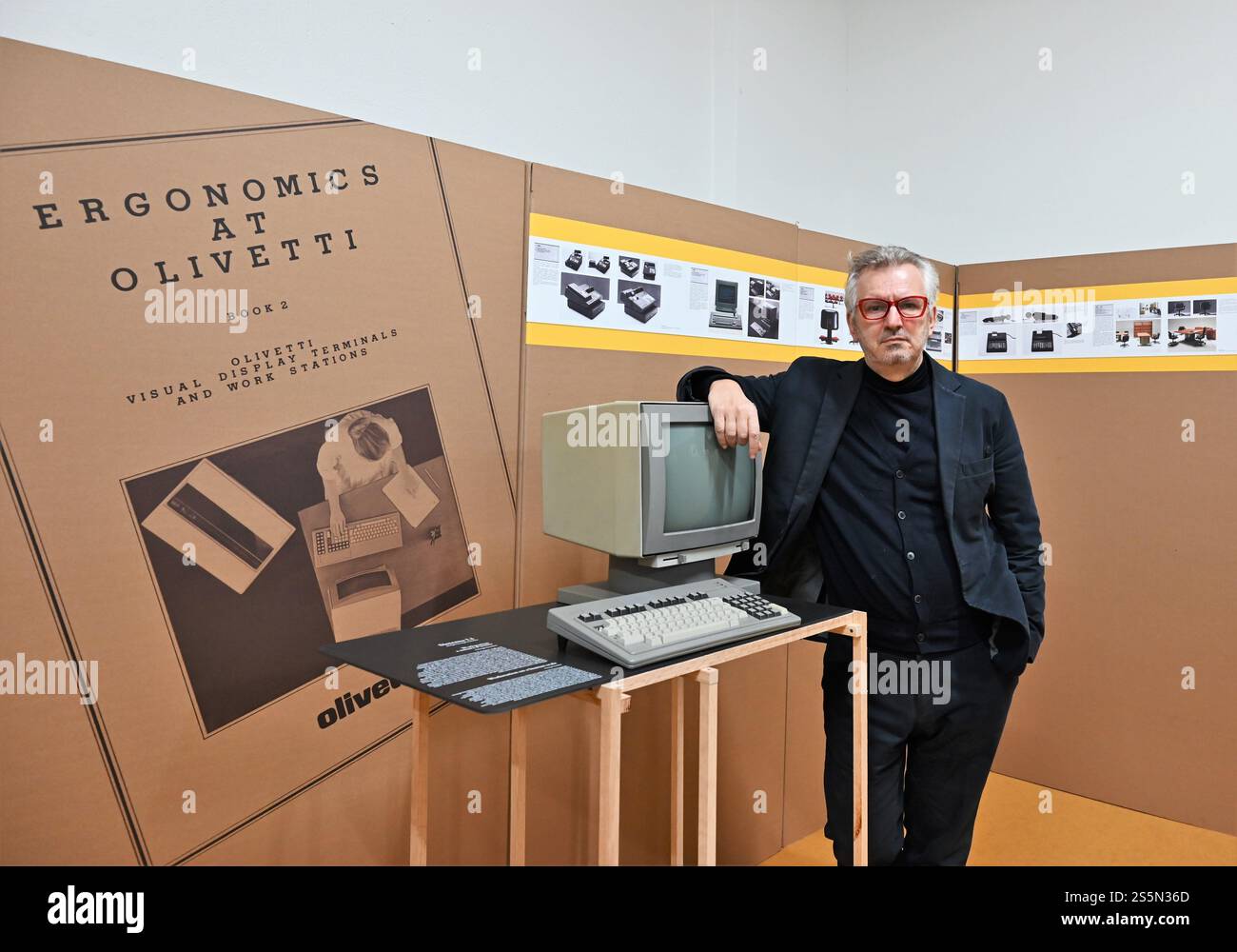 Milan, Italy Olivetti. Men, projects and products retrospective exhibition Design Process ...
