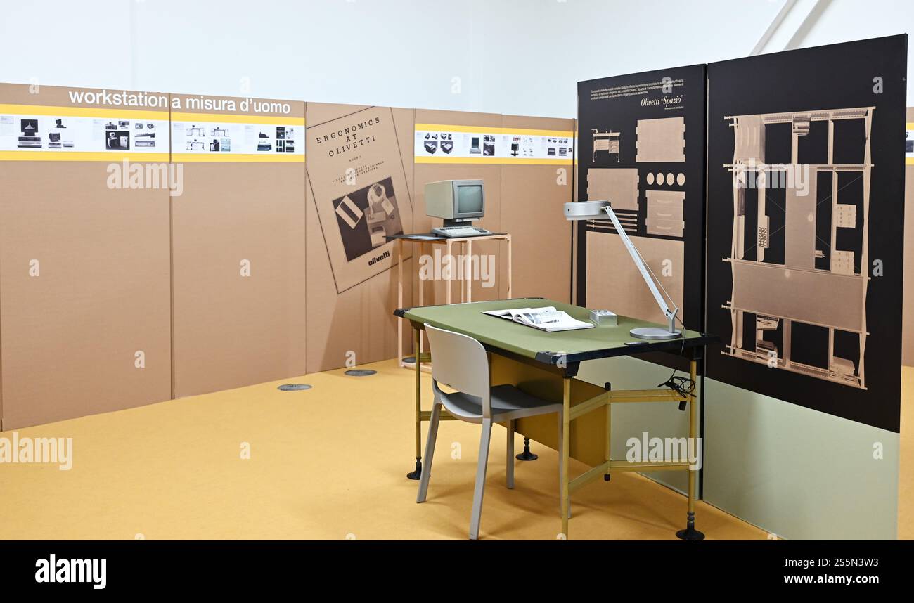 Milan, Italy Olivetti. Men, projects and products retrospective ...