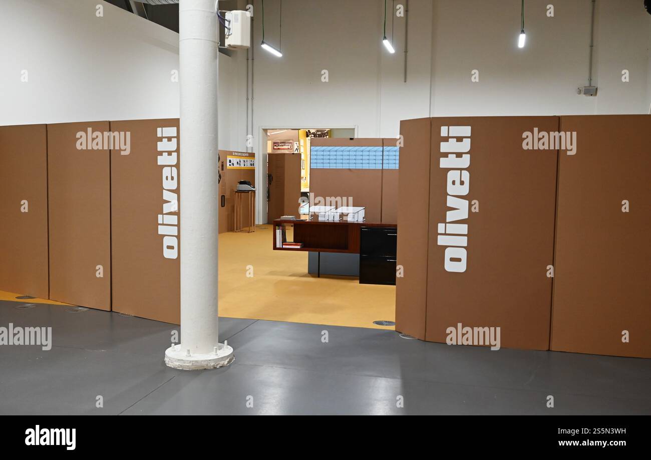 Milan, Italy Olivetti. Men, projects and products retrospective exhibition Design Process ...