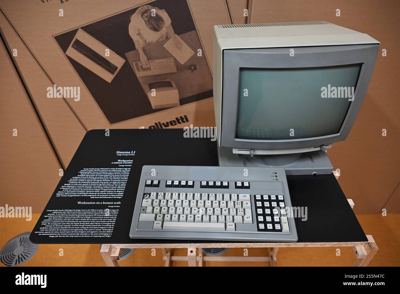 Milan, Italy Olivetti. Men, projects and products retrospective ...